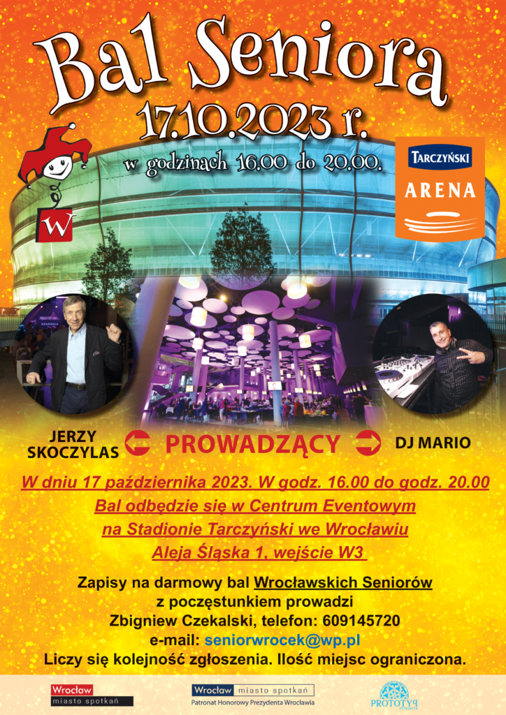Bal Seniora – Tarczyński Arena Wrocław