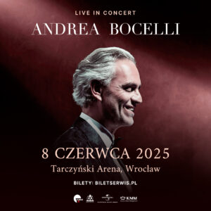 Andrea Bocelli wystąpi na Tarczyński Arenie we Wrocławiu! Wielki ...